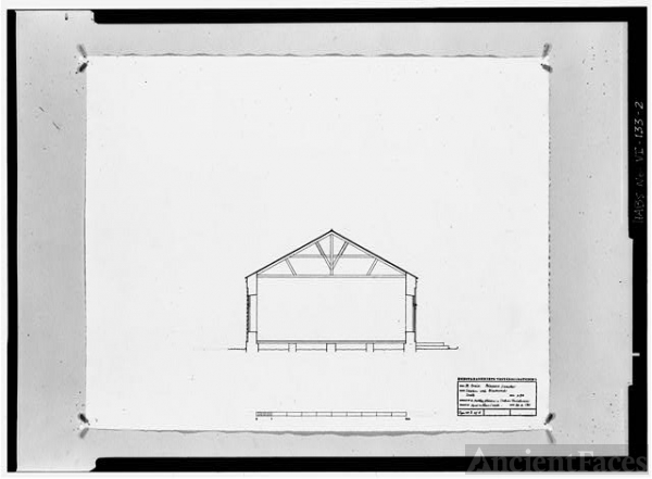 2. SECTION THROUGH BUILDING - Diamond School, Diamond,...