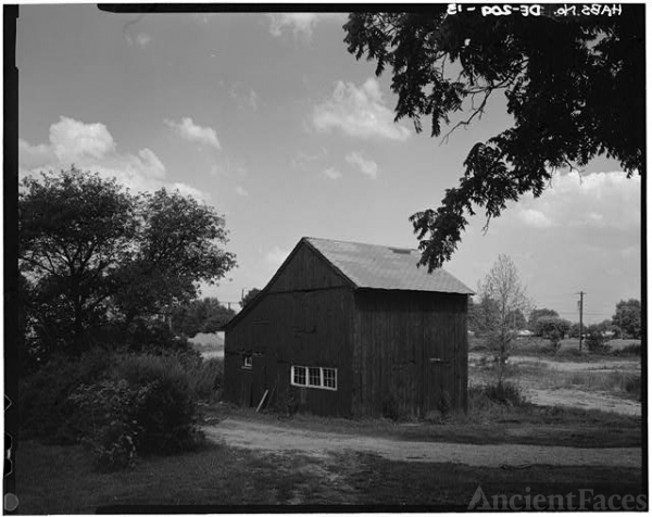 13. BARN, ENVIRONMENTAL PERSPECTIVE OF WEST AND SOUTH...