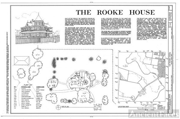 HABS TEX,196-REFU.V,1- (sheet 1 of 14) - Rooke House, La...