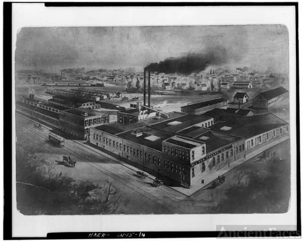 14. PHOTOCOPY OF ARTIST'S RENDERING OF PLANT CA. 1910