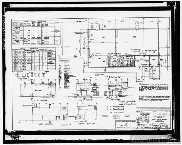 18. Photocopy of drawing (1961 architectural drawing by...