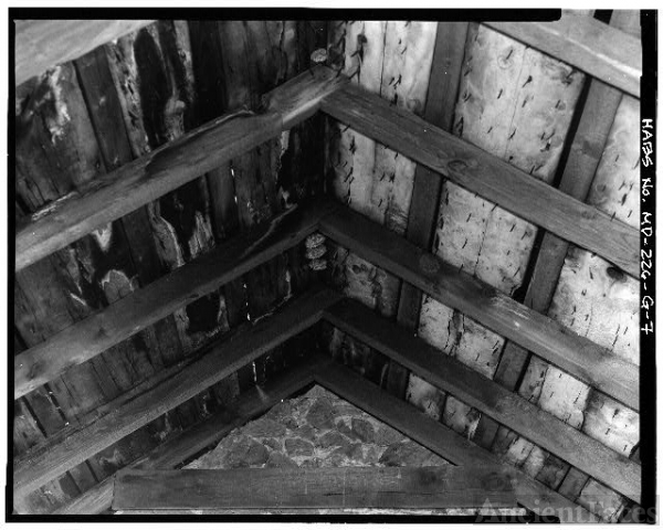 7. INTERIOR DETAIL OF RAFTERS AT ROOF RIDGE - Hampton,...