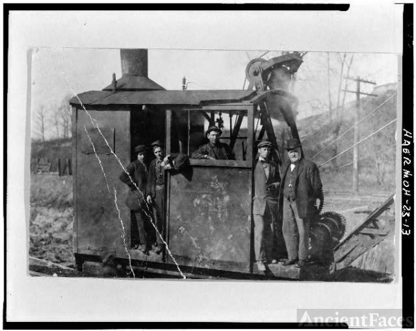 13. Photocopy of photograph, 1910 STEAM-POWERED...