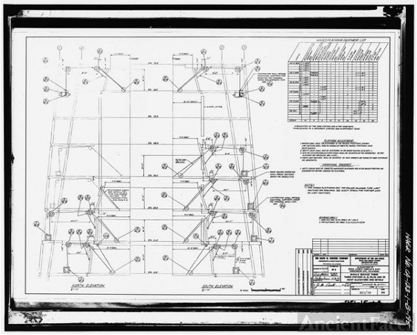 195. Photocopy of drawing (1975 mechanical drawing by the...