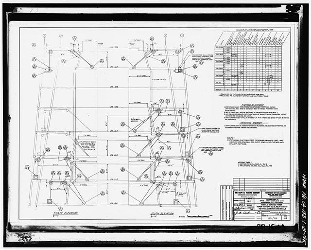 195. Photocopy of drawing (1975 mechanical drawing by the...