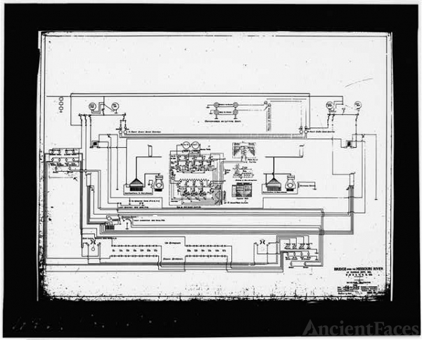 91. Photocopy of drawing (original plan M17) WIRING...