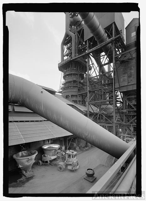 50. Taken from high-line; "B" furnace slag pots, pipe is...