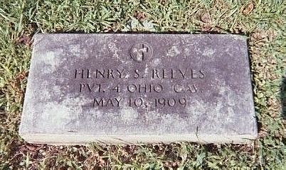 Henry Reeves Gravesite Civil War