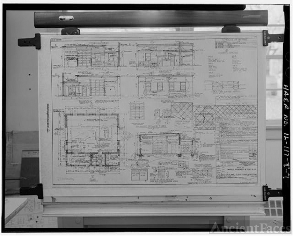 7. PHOTOCOPY, PLANS, ELEVATIONS, AND SECTION DRAWING FOR...