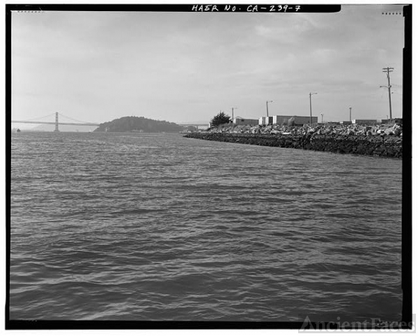 7. OVERVIEW OF THE WEST END OF THE NORTH TRAINING WALL,...