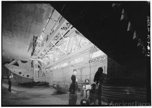 Interior view of lift mechanism area of eastern lift...