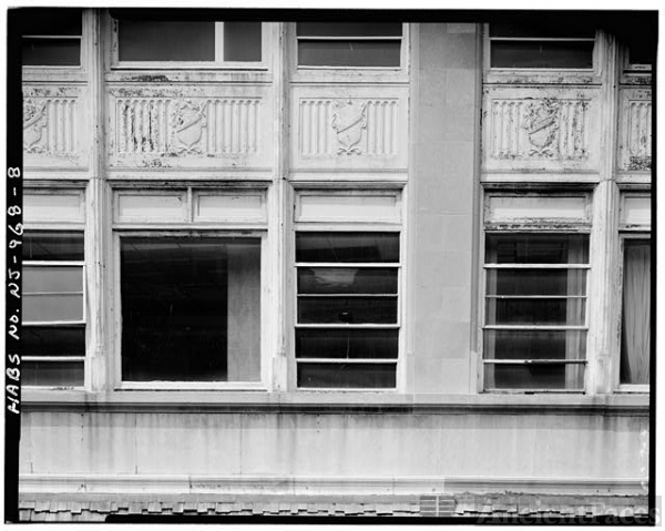 8. Detail of second floor window and spandrel panels.