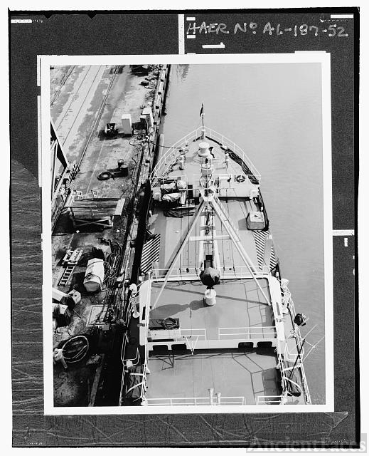 52. CLOSE-UP OF A-FRAME MAST. - U.S. Coast Guard Cutter...