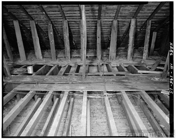 13. INTERIOR, ROOF RAFTERS FACING WEST - Merit-Tandy...