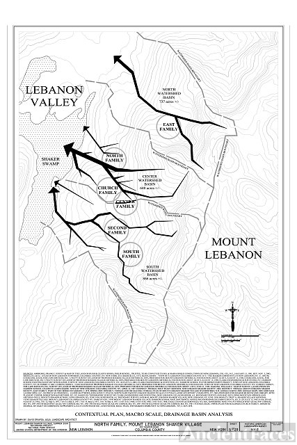 Contextual Plan, Macro Scale, Drainage Basin Analysis