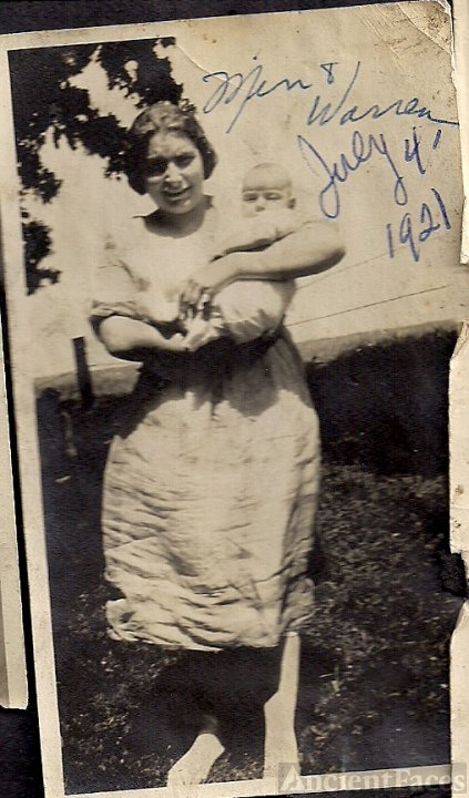 Minnie Maude (Magee/McGee) Hendricks, 1921