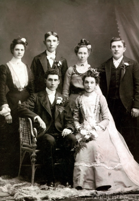 Lawrence Ward & Agnes White, Michgan 1891
