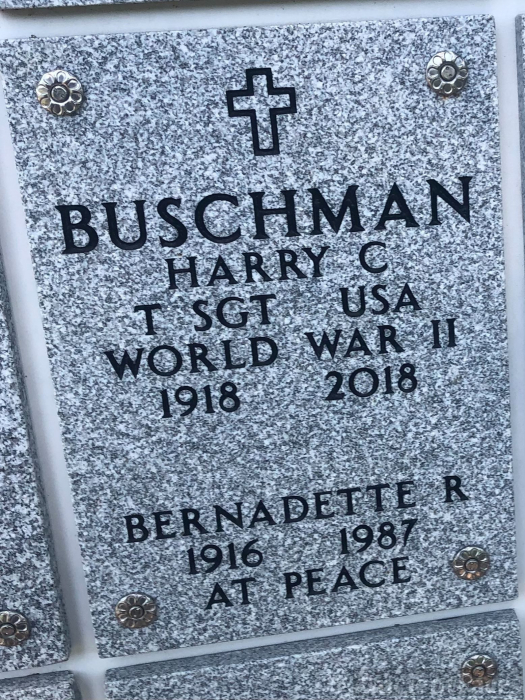 Harry C Buschman (1918 - 2018) - Kings County, New York | 1 Memory, 5 ...