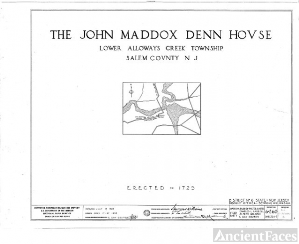 HABS NJ,17-HANBR.V,2- (sheet 0 of 7) - John Maddox Denn...