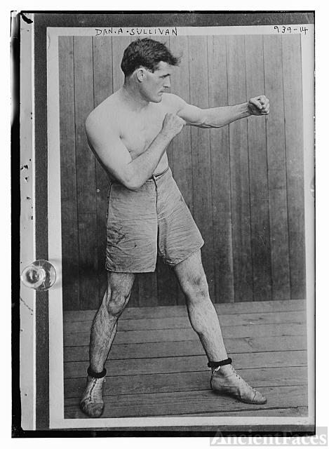 Dan A. Sullivan in boxing pose
