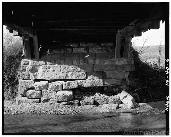 6. General view beneath structure, showing arch rings and...