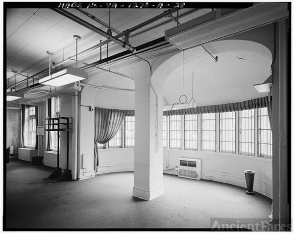 28. MAIN BUILDING. INTERIOR VIEW TO NORTHEAST OF BASEMENT...