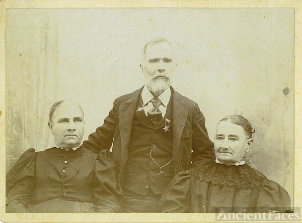 Barbara, Luther and Mary Ellen Johnson on Visit to Wichita