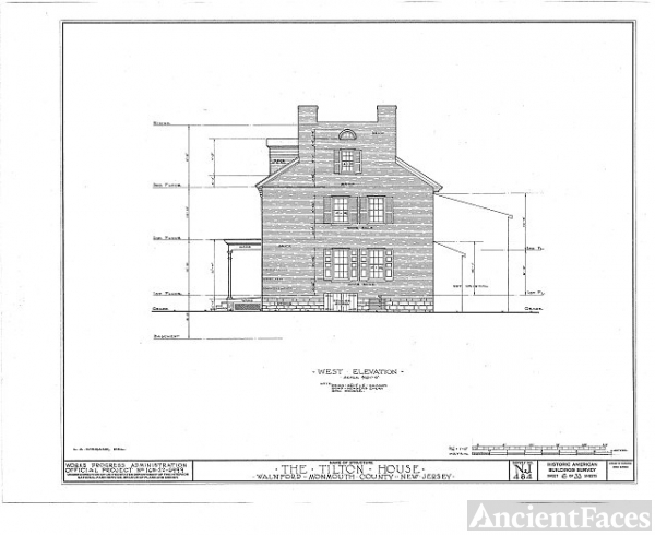 HABS NJ,13-WALF.V,1- (sheet 6 of 33) - Tilton House,...