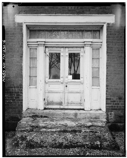 6. EXTERIOR, DETAIL OF NORTH FRONT DOOR - John McGee...