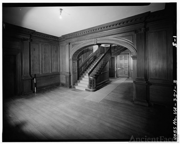 3. HALL LOOKING NORTHWEST, MAIN HOUSE, FIRST FLOOR