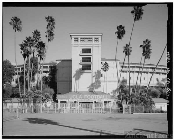 101. EXTERIOR WEST SIDE PRESS BOX MAIN ENTRY VIEW, FACING...