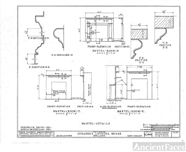 HABS NJ,13-HOL,2- (sheet 13 of 14) - Johannes Luyster...