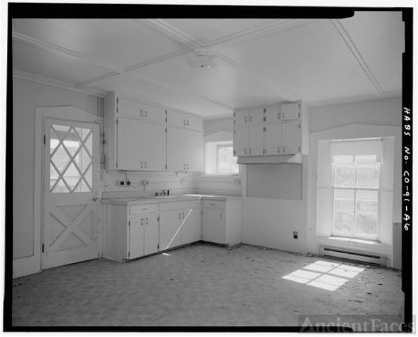 Residence, interior kitchen. - Eugene Rourke Ranch,...