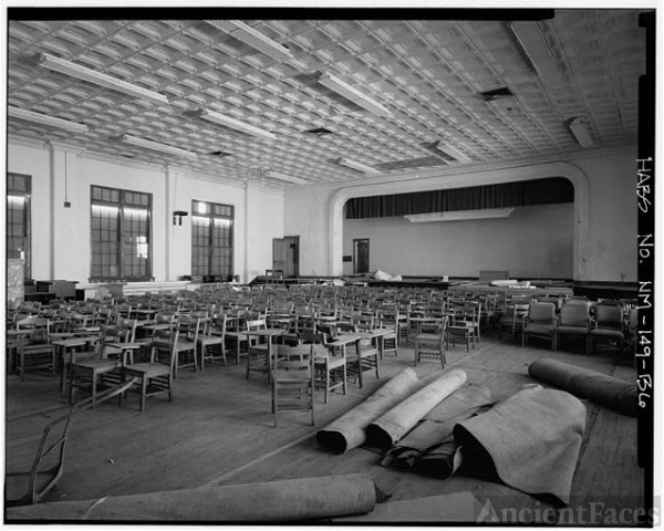 6. VIEW OF MAJOR INTERIOR SPACE, STAGE AND PROSCENIUM