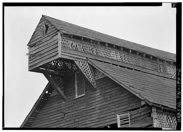 6. DETAIL SHOWING CLERESTORY AND HOIST SHELTER, NORTHWEST...