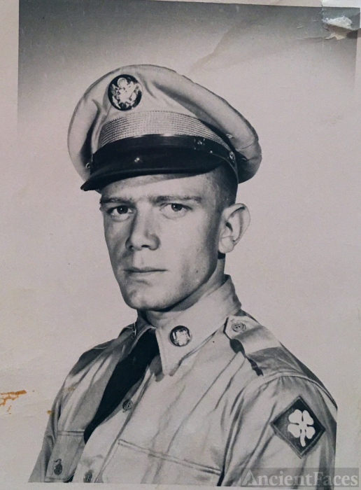 Jack Riddles in military uniform