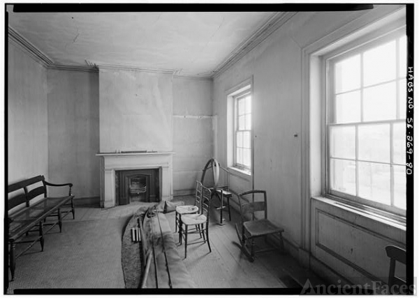 80. INTERIOR VIEW OF THIRD FLOOR SERVANT'S QUARTERS...