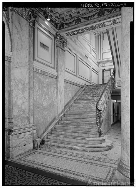 11. INTERIOR, SECONDARY STAIRCASE, SOUTHEAST CORNER,...