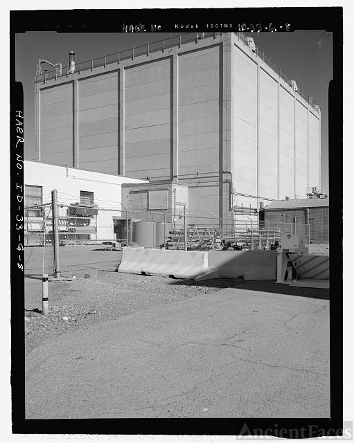 MTR BUILDING, TRA-603. SOUTHEAST CORNER, EAST SIDE FACING...