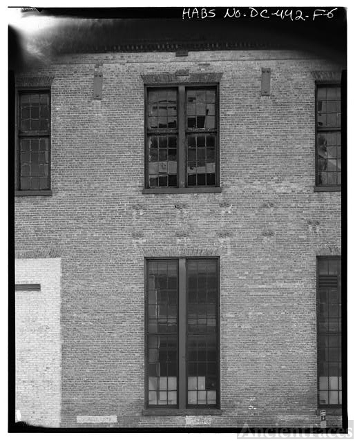 Detail typical first and second story windows, west...