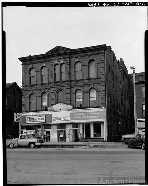 6. VIEW OF ALLEY SHOWING CONNECTION OF THEATER TO...