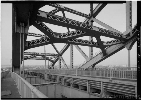 4. Detail showing portal bracing. - Bayonne Bridge,...