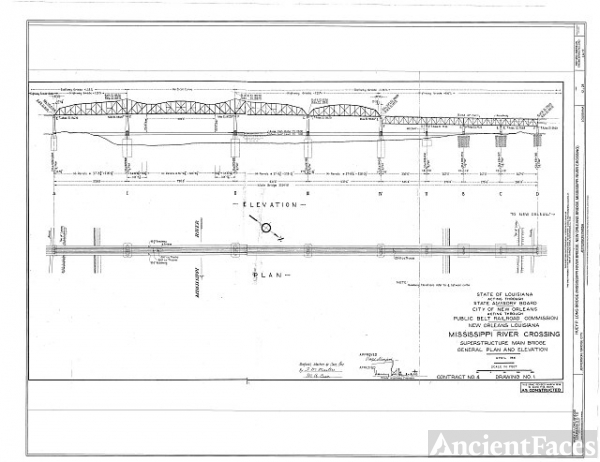 Superstructure - Main Bridge, General Plan and Elevation...