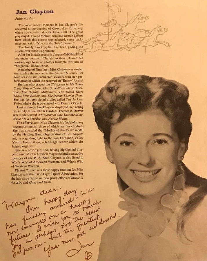 Jan Clayton to Wayne Bryan.