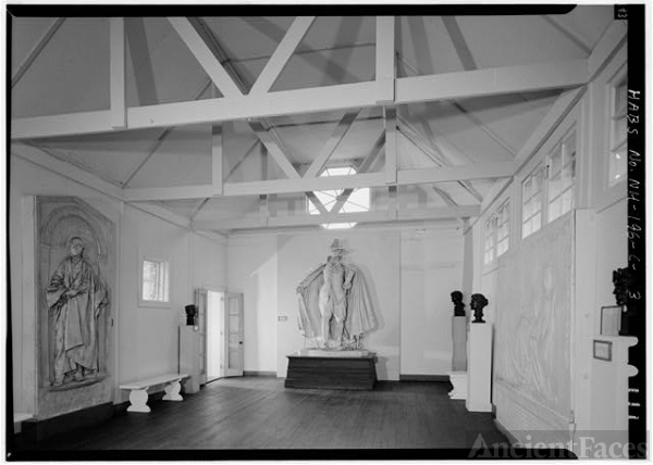 3. INTERIOR OF WEST END - Augustus Saint-Gaudens National...