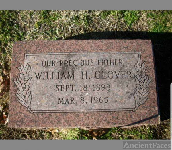 William Hilbert Glover Gravestone