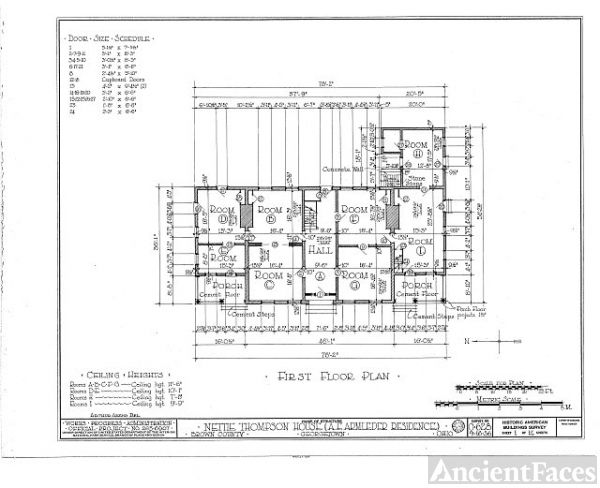 HABS OHIO,8-GEOTO.V,1- (sheet 1 of 14) - Nettie Thompson...