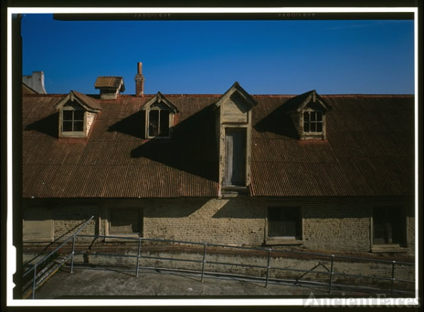 DETAIL OF ROOF - Alcatraz, Sally Port, Alcatraz Island,...