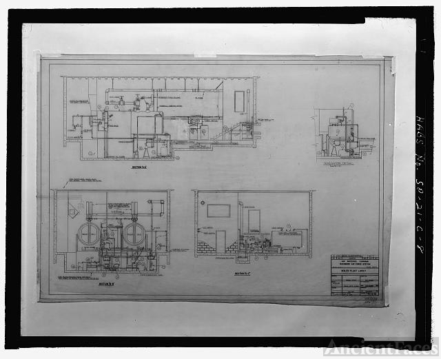 8. Boiler plant layout section drawing. - Ellsworth Air...