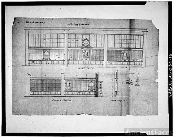16. LETTER BOXES IN POST OFFICE - U.S. Custom House